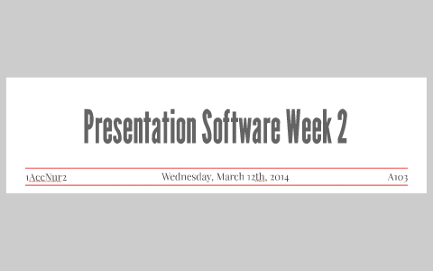 Presentation Software Week 2 by Drew Hanchett on Prezi