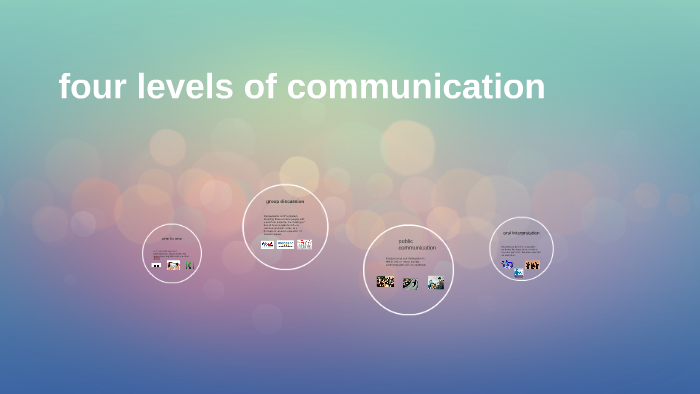 four levels of communication by michael brown on Prezi