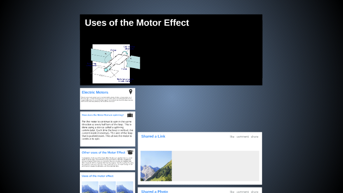 Uses of the Motor Effect by alex williams on Prezi