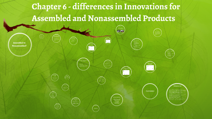 Chapter 6 - differences in Innovations for Assembled and Non by Torin ...