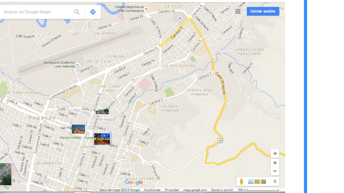 MAPA TURISTICO DE POPAYAN by david rosero on Prezi