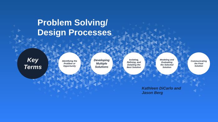 Problem Solving/Design Processes by Kathleen DiCarlo on Prezi
