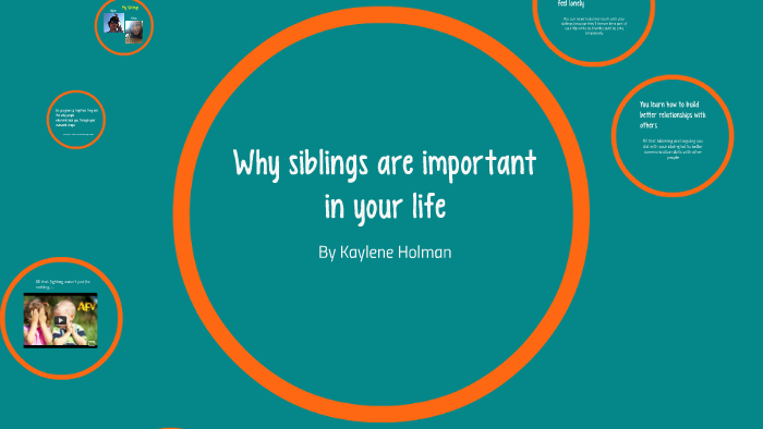 Why siblings are important in your life by Kaylene Holman on Prezi