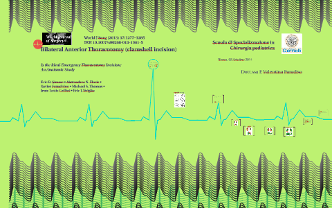 Bilateral Anterior Thoracotomy (Clamshell Incision) Is the I by ...