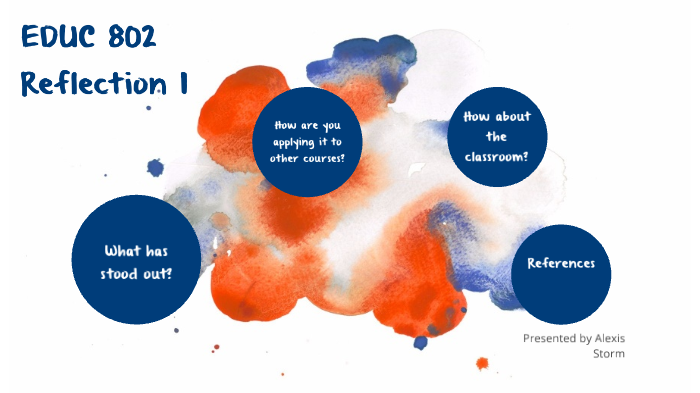 EDUC 802 Reflection 1 by Alexis Storm on Prezi