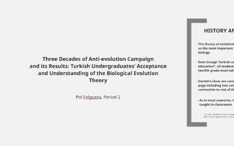 Three Decades of Anti-evolution Campaign by Pol Folguera