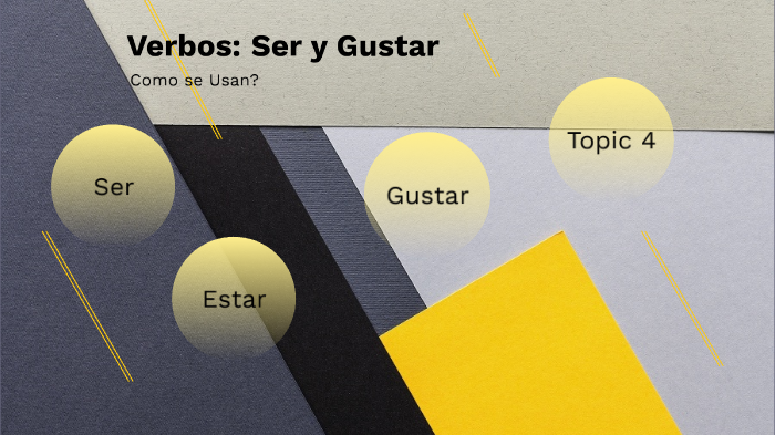 Verbos Ser y Gustar by Helen S on Prezi