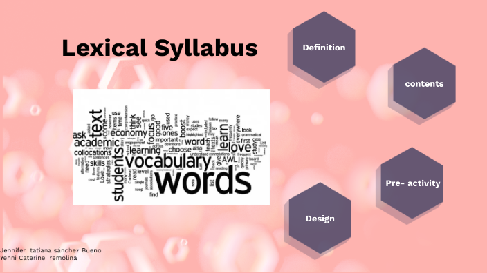 Lexical Syllabus by jennifer sanchez on Prezi
