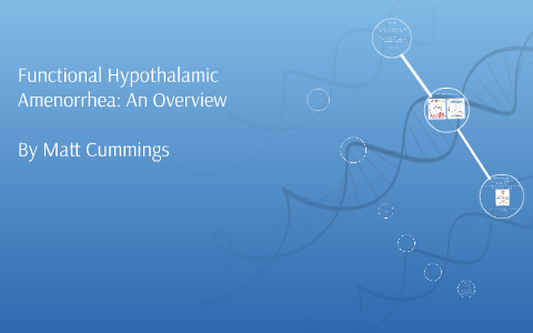 Functional Hypothalamic Amenorrhea: An Overview by Matt Cadenza on Prezi