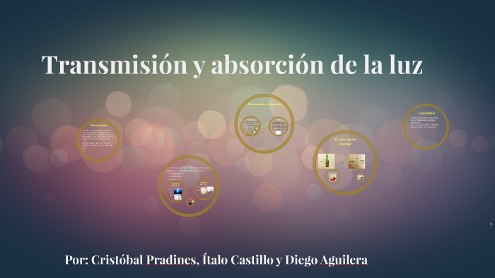 Transmisión y absorción de la luz by Cristóbal Pradines on Prezi