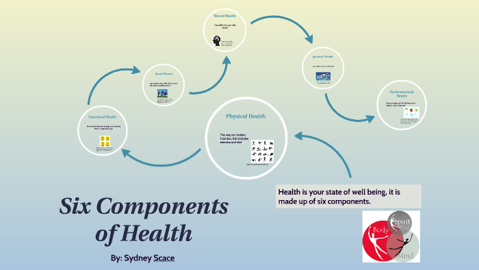 Six Components of Health by Sydney Scace on Prezi