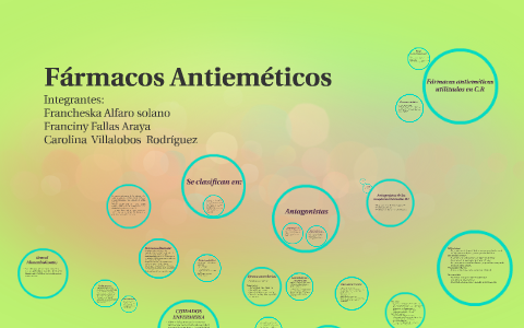 Fármacos Antieméticos by Caro Villalobos Rodriguez on Prezi
