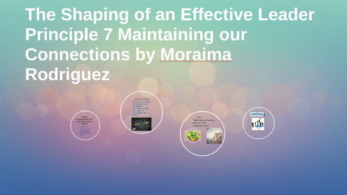 The Shaping of an Effective Leader by Moraima Rodriguez on Prezi