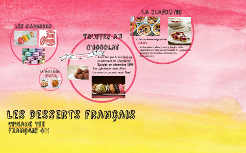 Les desserts français by Viviane Yee on Prezi