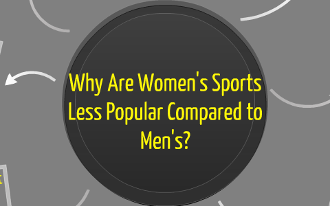 Why Are Womens' Sports Less Popular Compared to Mens'? by Sydney Tom on ...