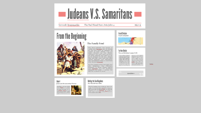 Jews V.S. Samaritans by kennedy brotemarkle on Prezi