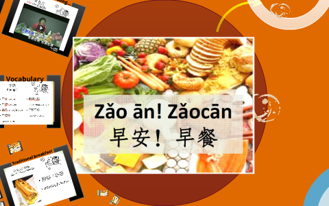 FOOD (for basic level) Good morning! Breakfast Zǎo ān! Zǎocān 早安！早餐 by ...