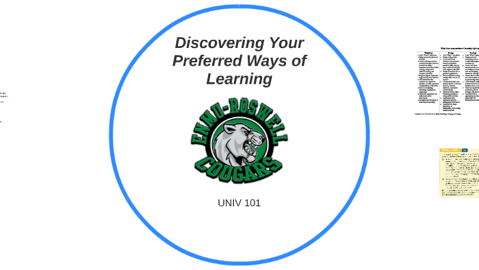 Discovering Your Preferred Ways of Learning by Russell Baker on Prezi