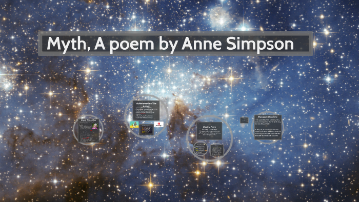 Myth, A poem by Anne Simpson by Justin Vanwanrooy on Prezi