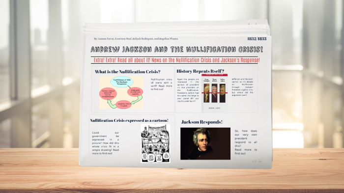 Andrew Jackson and the Nullification Crisis by Leanna Farraj on Prezi