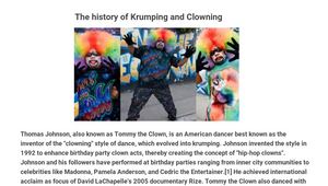 The History of Krumping and Clowning by Owen Morris on Prezi Design