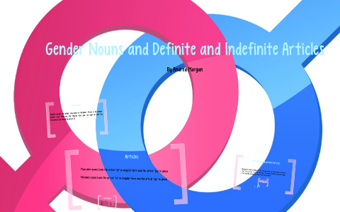 Gender Nouns and Definite and Indefinite Articles by Andrea Morgan on Prezi