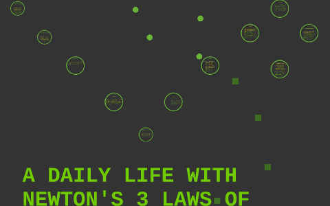A DAILY LIFE WITH NEWTONS LAWS IN PLAY. by slayde lamont on Prezi