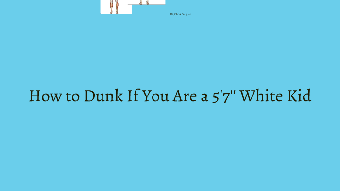 The science of dunking by Chris Burgess