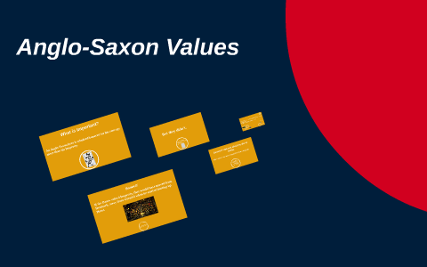 Anglo-Saxon Values by Kate Showalter on Prezi