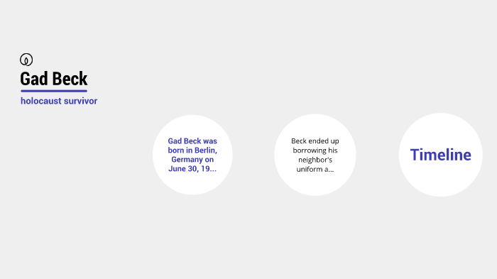 Gad Beck by bri c on Prezi