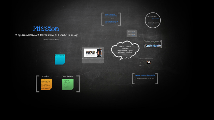 Mission Statement Brainstorming by Erin Bothwell on Prezi