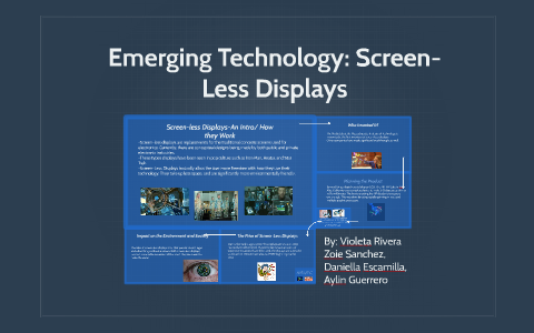 Emerging Technology: ScreenLess Displays by Violeta Rivera on Prezi