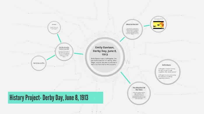 Emily Davison, Derby Day, June 8, 1913 by Orange MonkeyGirl on Prezi