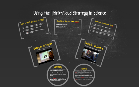 Using the Think-Aloud Strategy in Science by Sara Nyitrai on Prezi