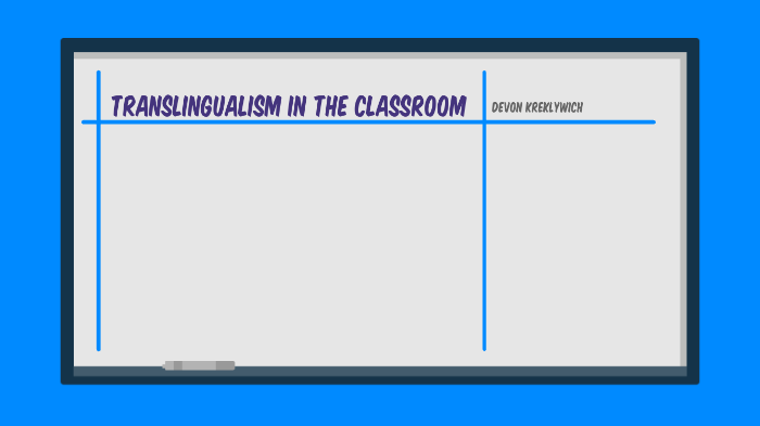 A Practical Guide to Implementing Translingualism in Classrooms by ...
