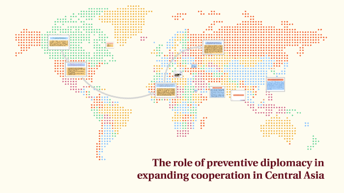 The role of preventive diplomacy in expanding cooperation in by Aiya ...