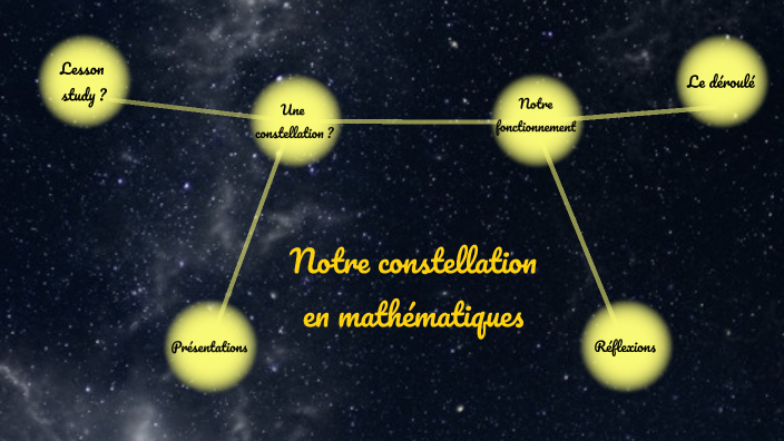 Constellation mathématiques by Julien Zahner on Prezi