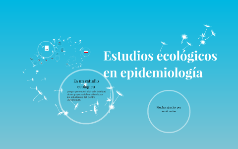 Estudios ecológicos en epidemiología by Fer Riv on Prezi