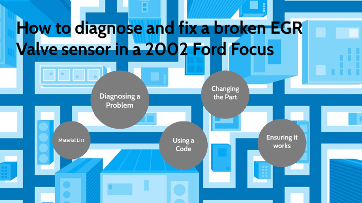 instructions on diagnosing and fixing a broken EGR Valve Sensor in a ...