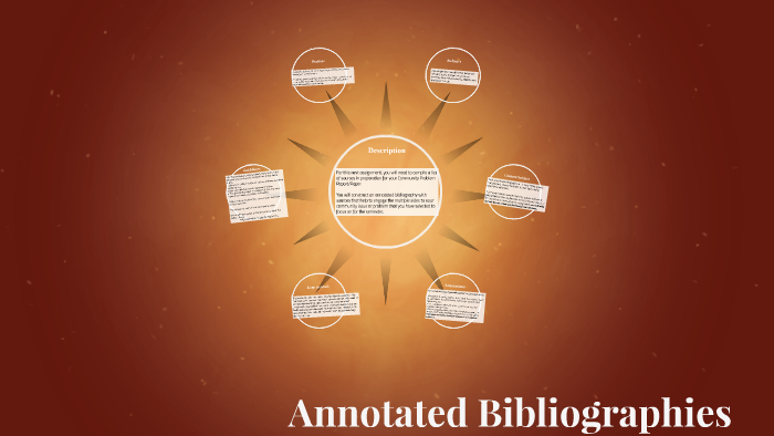 Annotated Bibs by Brenda Gallardo on Prezi
