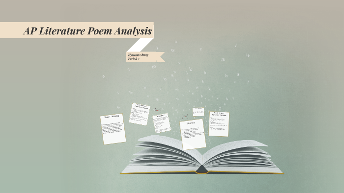 AP Literature Poem Analysis by Hyewon Chung on Prezi