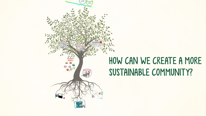 HOW CAN WE CREATE A MORE SUSTAINABLE COMMUNITY? by Emma S