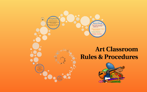 Art Classroom Rules & Procedures by Jenna Jones