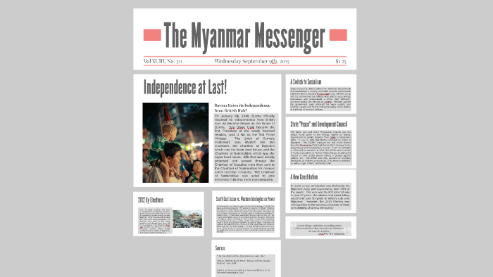 The Myanmar Messenger by Nolan Sanders on Prezi