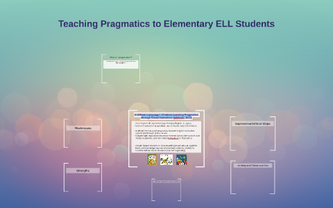 Teaching Pragmatics to Elementary ELL Students by on Prezi