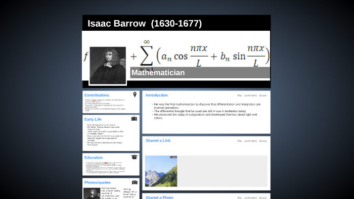 Isaac Barrow by nayel c on Prezi