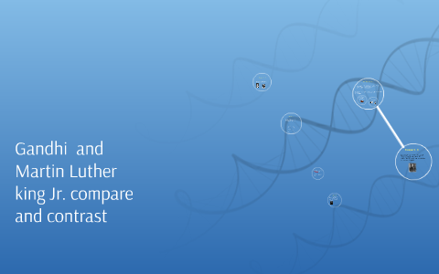 Gandhi and Martin Luther king Jr. compare and contrast by jordan ...