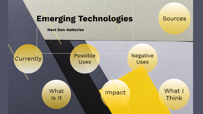 Emerging Technology (Next Generation Batteries) by Briggs Kozlowski on ...