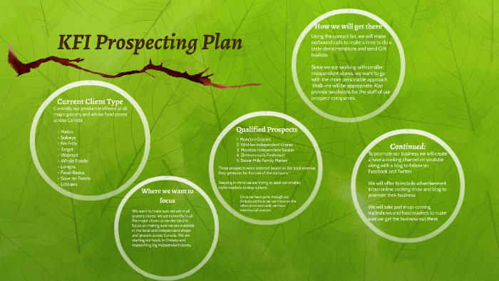 KFI Prospecting Plan by Crystal Houser on Prezi