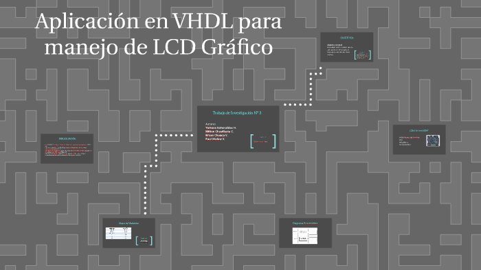 Aplicación en VHDL para manejo de LCD Gráfico by Milton Nicolay on Prezi